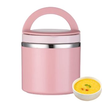Generic Lunchbox für warme Lebensmittel - 630 ml isolierter Behälter für Suppe und Snacks | Thermobehälter für Lebensmittel für Studenten, für Büro, Reise, Ca