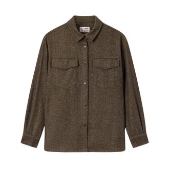 MC2 Saint Barth Cambry Overshirt - - Blouses & Shirts - Damen - Braun - S