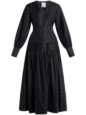 Acler Penfold Midikleid - Schwarz