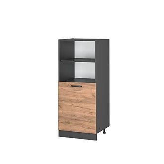 Vicco Meuble pour Four R-Line, Ch&ecirc;ne de Force dor&eacute;/Anthracite, 60 cm