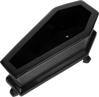 Milisten Vintage Coffin Flower Pot Aus Hochwertigem Resin Einzigartiger Blumenpflanzer Für Sukkulenten Und Bonsai Für Garten Balkon Und Innenräume Wetterfest U