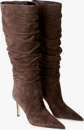 Michael Kors Bottes hautes en cuide de veau su&eacute;d&eacute;