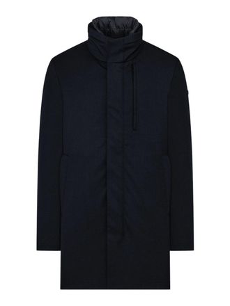 Duno Knielanger Mantel - Blau