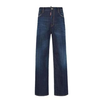Dsquared2 Wide Leg Denim Jeans - - Jeans - Herren - Blau - XS