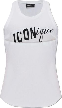 Dsquared2 Homme, Tops, Blanc, Taille: 2XL Top sans manches