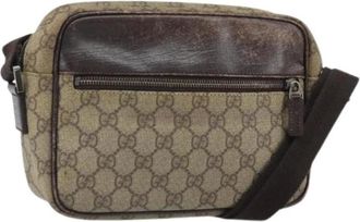 Gucci Sac bandouli&egrave;re en toile GG Pre-owned - Femme - Pre-owned - Beige - Taille: ONE Size