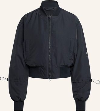 adidas Adidas By Stella Mccartney College-Jacke Adidas By Stella Mccartney Woven Cropped schwarz