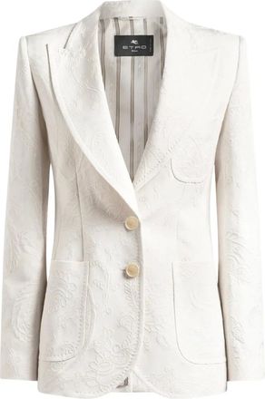 Etro Femme, Vestes, Blanc, Taille: 36 FR Blazers