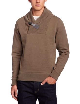 G-Star G-Star Hudson Shawl sw Long Sleeve Pullover Herren Gr. X-Large, Magma