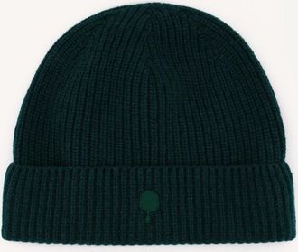 Faguo Bonnet en laine vert fonc&eacute;