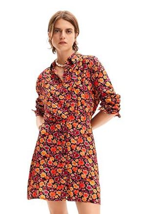 Desigual Vest_yesh Robe, Rouge, Taille L Femme