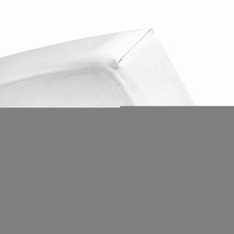 Elegance Topper Spannbettlaken Flanell - weiß 180x210/220cm