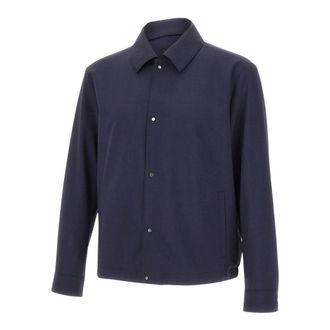 HUGO BOSS P-Carper-Coach Overshirt - - Jackets - Herren - Blau - M