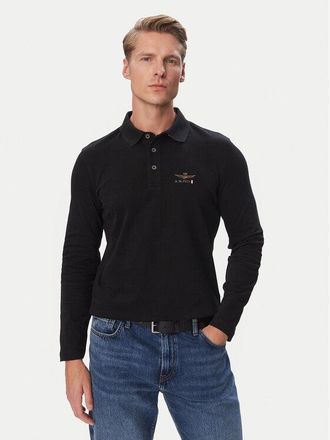 Aeronautica Aeronautica Militare Poloshirt 262PO1947UJ00703 Schwarz Regular Fit