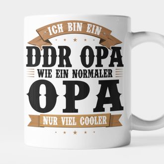 Generic Ossi Tasse DDR Geschenk Ostdeutscher Sachsen Ostdeutschland - ich bin DDR Opa wie ein normaler Opa nur viel cooler Kaffeebecher