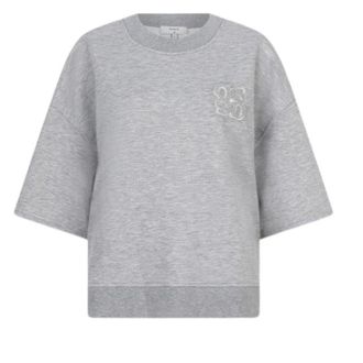 Dante6 Kimono-&Auml;rmel Pullover in Heather Grey - - Sweatshirts & Hoodies - Damen - Grau - S
