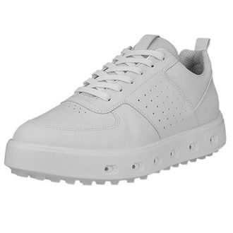Ecco Chaussures sans Crampons Cuir 2025 Street 720 pour Femmes - Blanc - UK 6