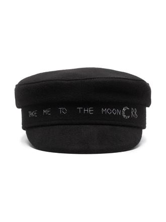 Ruslan Baginskiy casquette gavroche Black To The Moon - Noir