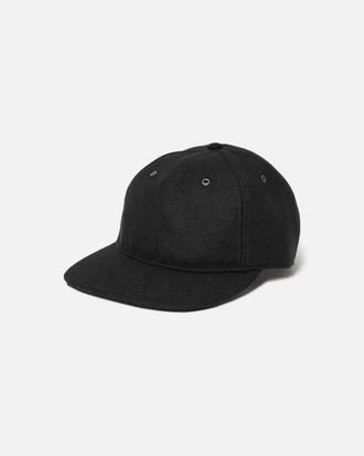 Timberland All Over Woll-Baseballcap in Schwarz, Schwarz