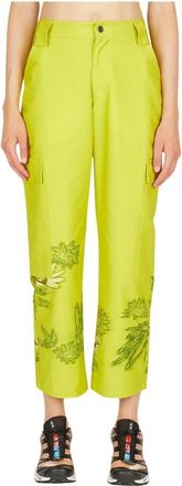 Collina Strada Femme, Pantalons, Vert, Taille: 36 FR Chason Floral Cargo Pants