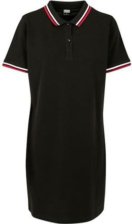 Urban Classics Femme Ladies Polo Dress Robe, Noir (Black 00007), M EU
