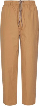 Silvian Heach Femme, Pantalons, Beige, Taille: 40 FR Pantalon D&eacute;contract&eacute; &agrave; Cordon de Serrage