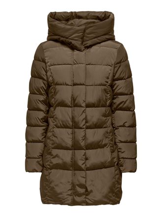 Only Damen Onllina Puffer Coat Cc OTW Steppmantel, Beech, x_l