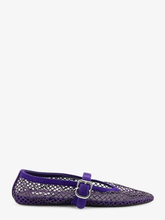 Alaia Ballerine Flat mesh ballerinas with rhinestone detail - ALAIA - gender_Woman
