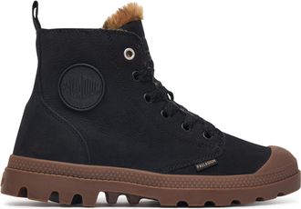 Palladium Schn&uuml;rstiefeletten Palladium Pampa Hi Zip Wl Wild 94979-008-M Schwarz