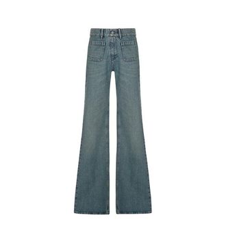 Miu Miu Jean flare en denim d&eacute;lav&eacute;