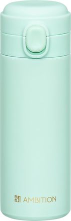 Ambition Thermobecher Kaffee to go 390 ml Alice Isolierbecher Edelstahl Klappverschlusssystem dicht minze