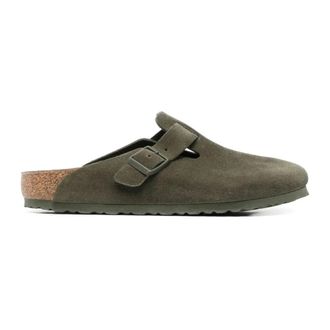 Birkenstock Suede Leather Thyme Sandalen - - Shoes - Herren - Gr&uuml;n - 40 EU