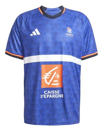 adidas Réplique du maillot de léquipe de France de handball - Bleu semi-lucide