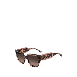 Carolina Herrera Femme, Accessoires, Rose, Taille: 53 MM Squared Lunettes de soleil