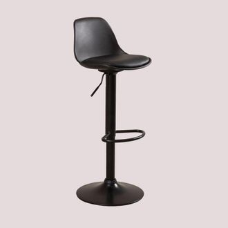 Sklum Sklum - Tabouret haut r&eacute;glable Nordic Noir