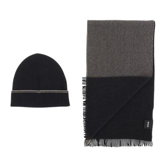 HUGO BOSS &Eacute;charpe Albas - Homme - Accessoires - Noir - Taille: ONE Size