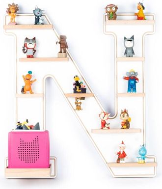 VCM Rayon mural Buchstabe h. 54 x l. 50 x p. 19 cm Blanc