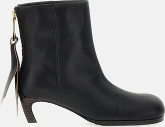 sacai Lederstiefel
