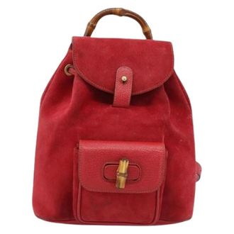 Gucci Pre-owned Vintage Backpack - - Pre-owned - Damen - Rot - ONE SIZE