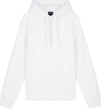 A|X Armani Exchange Sweat &agrave; capuche coupe droite - Homme - Sweatshirts et sweats &agrave; capuche - Blanc - Taille: M