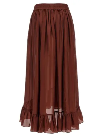Zimmermann Aster Skirt - Burgundy