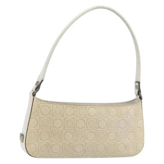 Ferragamo Pre-owned Shoulder Bag - Femme - Pre-owned - Beige - Taille: ONE Size