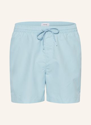 Calvin Klein Badeshorts Logo Tape blau