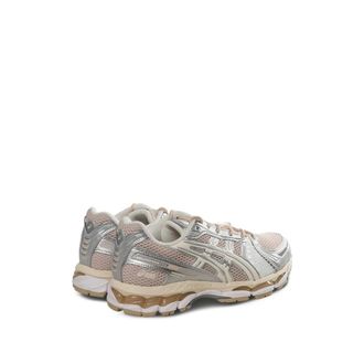 Asics Mesh and Synthetic Lace-Up Sneakers - Grey