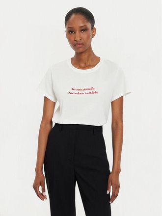 Vicolo T-Shirt RB0897 Écru Regular Fit