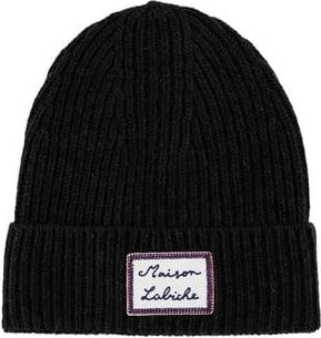 Maison Labiche Bonnet c&ocirc;tel&eacute; Hutinel en laine m&eacute;lang&eacute;e