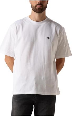 Calvin Klein Heavy Relaxed Tee - - Tops - Herren - Wei&szlig; - 2XL