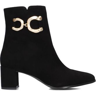Notre-V Elegante Schwarze Wildleder-Stiefeletten - - Shoes - Damen - Schwarzk - 42 EU