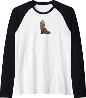 jz.birds Fuchs mit Rotkehlchen Vogel Tierfreund Biologe Tier Raglan