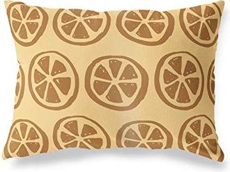 Bonamaison Le Jardin du Lin Kissenbezug Zierkissenbezug Brauntöne Kissenbezug, Für Bett, Auto, Sofa, Haus, Wohnzimmer, Schlafzimmer, Dekoration, 45x60 Cm - Entwo